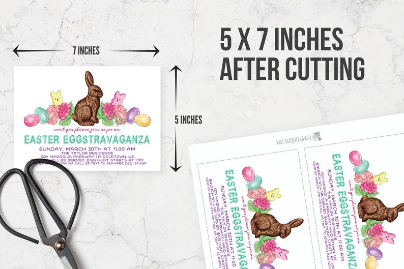 Printable Easter Eggstravaganza Invitation Instant Download | Etsy