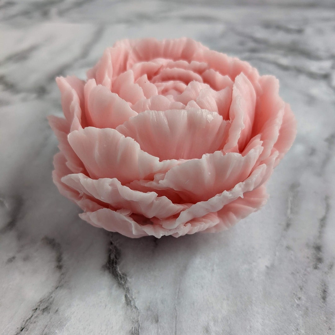 Peony Soap, Large Peony Soap, Floral Soap, Flower Shaped Soap, Gift for ...