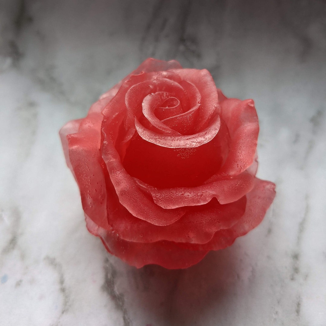 Rose Soap, Flower Shaped Soap, Vegan, Made in Wisconsin - Etsy