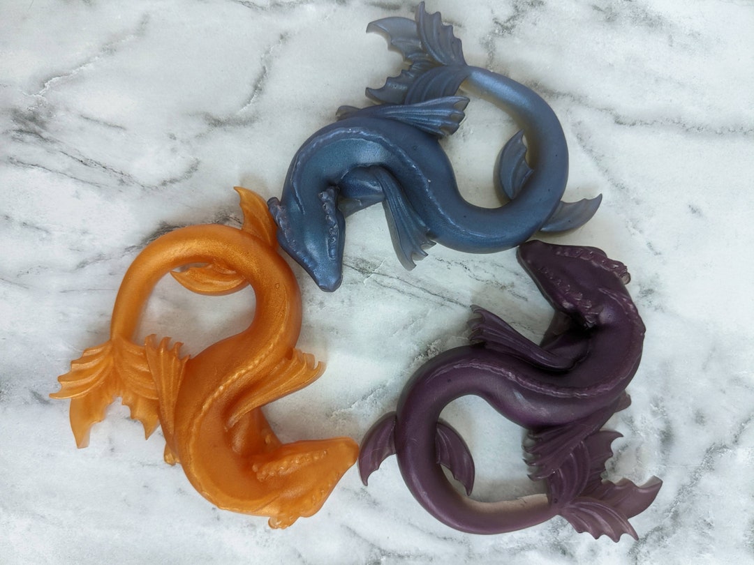 Sea Serpent Soap, Mythical Creature Gift, Vegan, Made in Wisconsin - Etsy