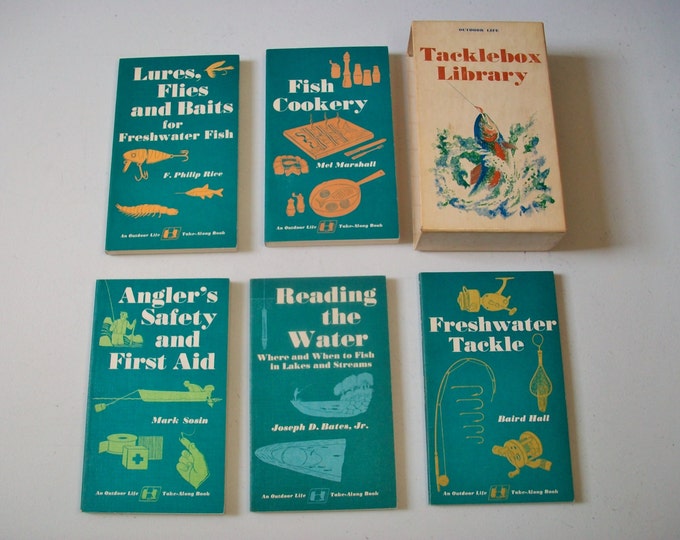 Outdoor Life Tacklebox Library Fishing Book Set, Vintage Fishing Books ...