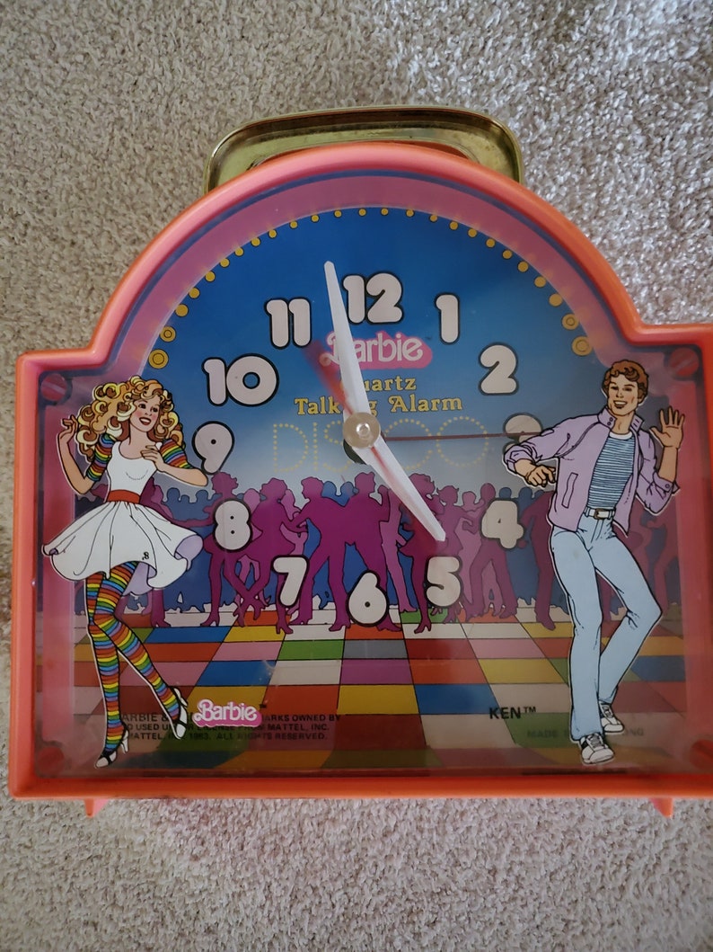 Barbie and Ken Clock - Etsy