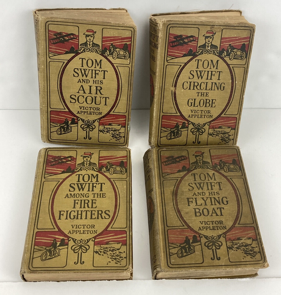 Lot of 4 Vintage 1919 1920s Tom Swift Books by Victor - Etsy