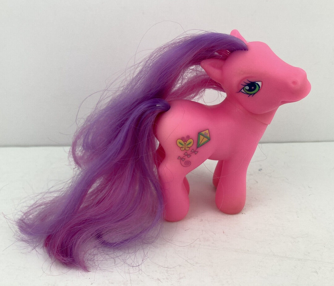 Sky Wish My Little Pony Pink G3 2002 Kite and Butterfly Cutie Mark - Etsy