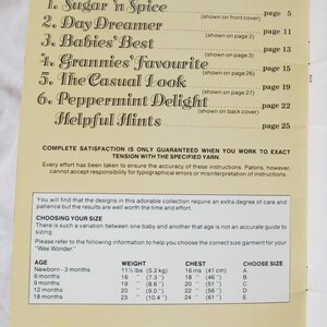 Beehive Wee Wonders / Patons 478 / Baby Knitting Patterns / Beehive ...