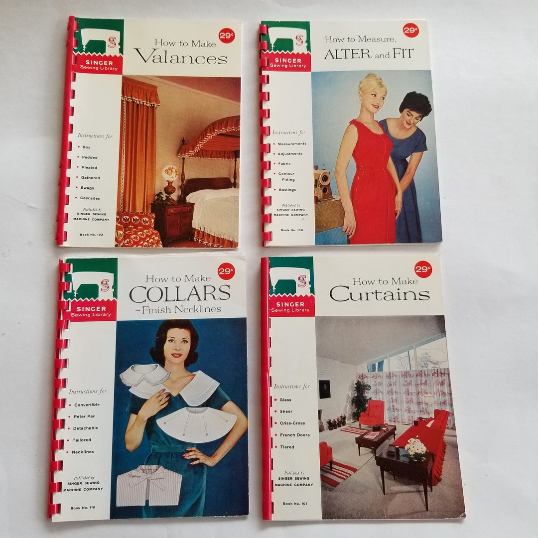 Choice of Singer Sewing Library Books / How to Make Curtains / How to ...
