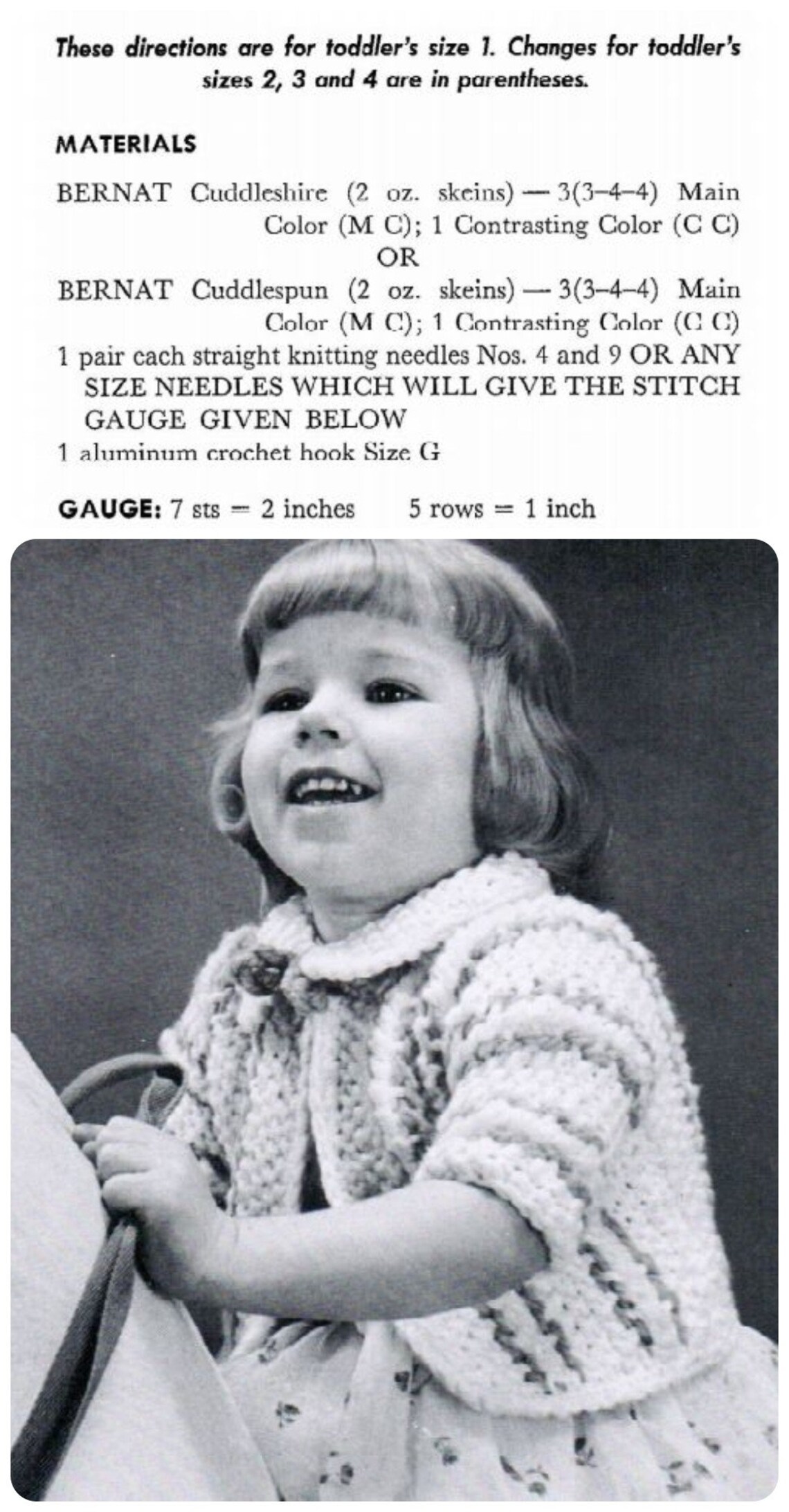 Vintage Girl's Bolero Knitting Patterns PDF set of 5 / Bolero Sweater ...