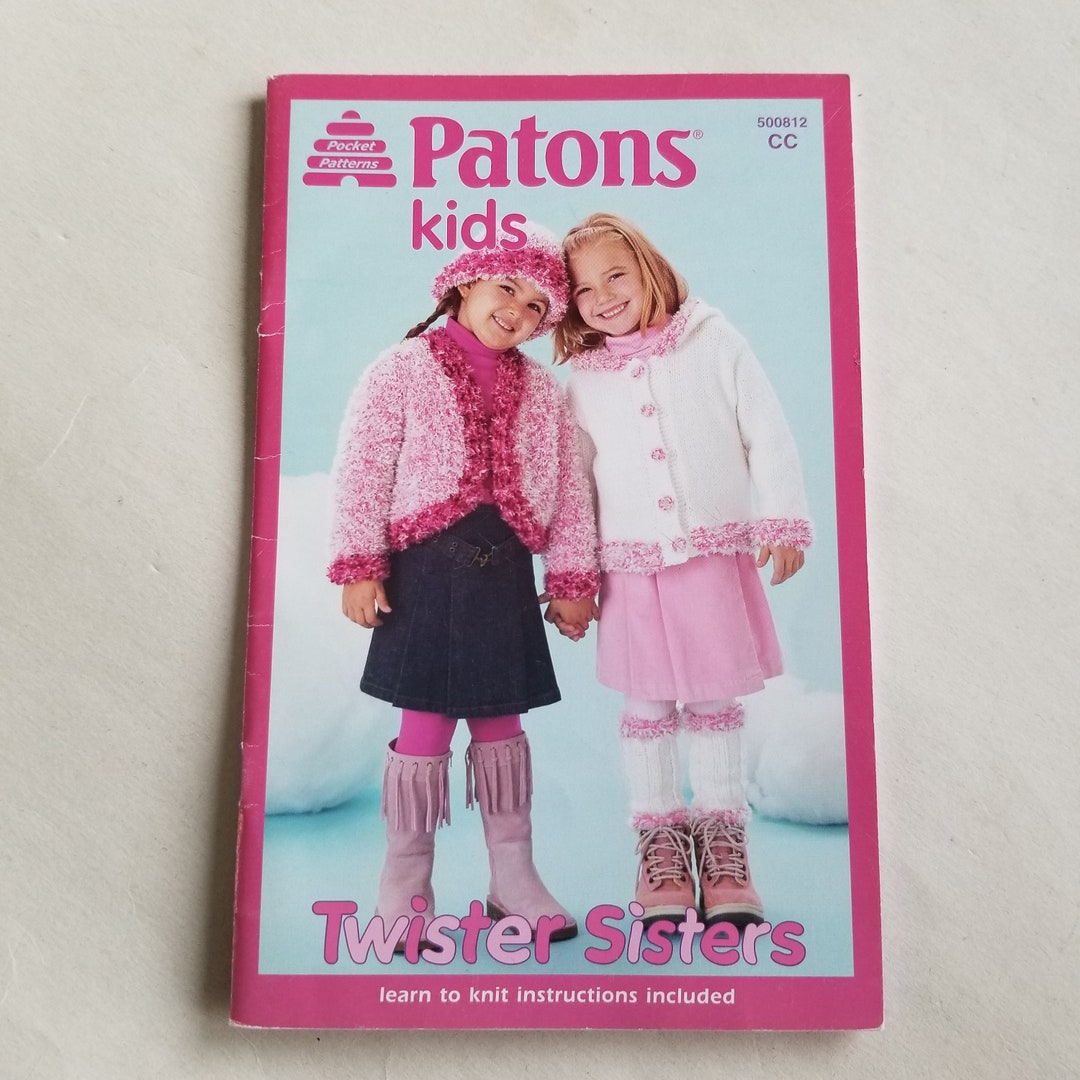 Patons Kids Twister Sisters 500812 / Knitting Patterns for Girl's ...