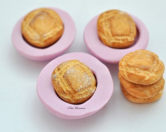 Silicone Mold-Croissant Bread Mold-Fimo-Dollhouse | Etsy