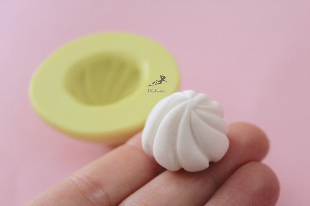 Whipped Cream Mold Polymer Clay-silicone Mold-fimo Mold-resin - Etsy
