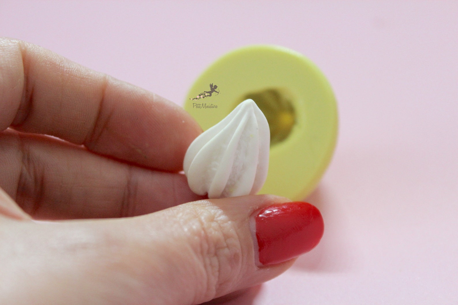 Whipped Cream Mold Polymer Clay-Silicone Mold-Fimo Mold-Resin | Etsy