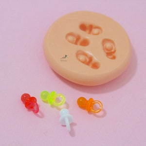 Pacifier Moldsilicone Molddollhouse Miniaturespolymer Clay - Etsy