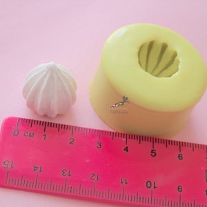 Whipped Cream Mold Polymer Clay-silicone Mold-fimo Mold-resin Mold-soap ...