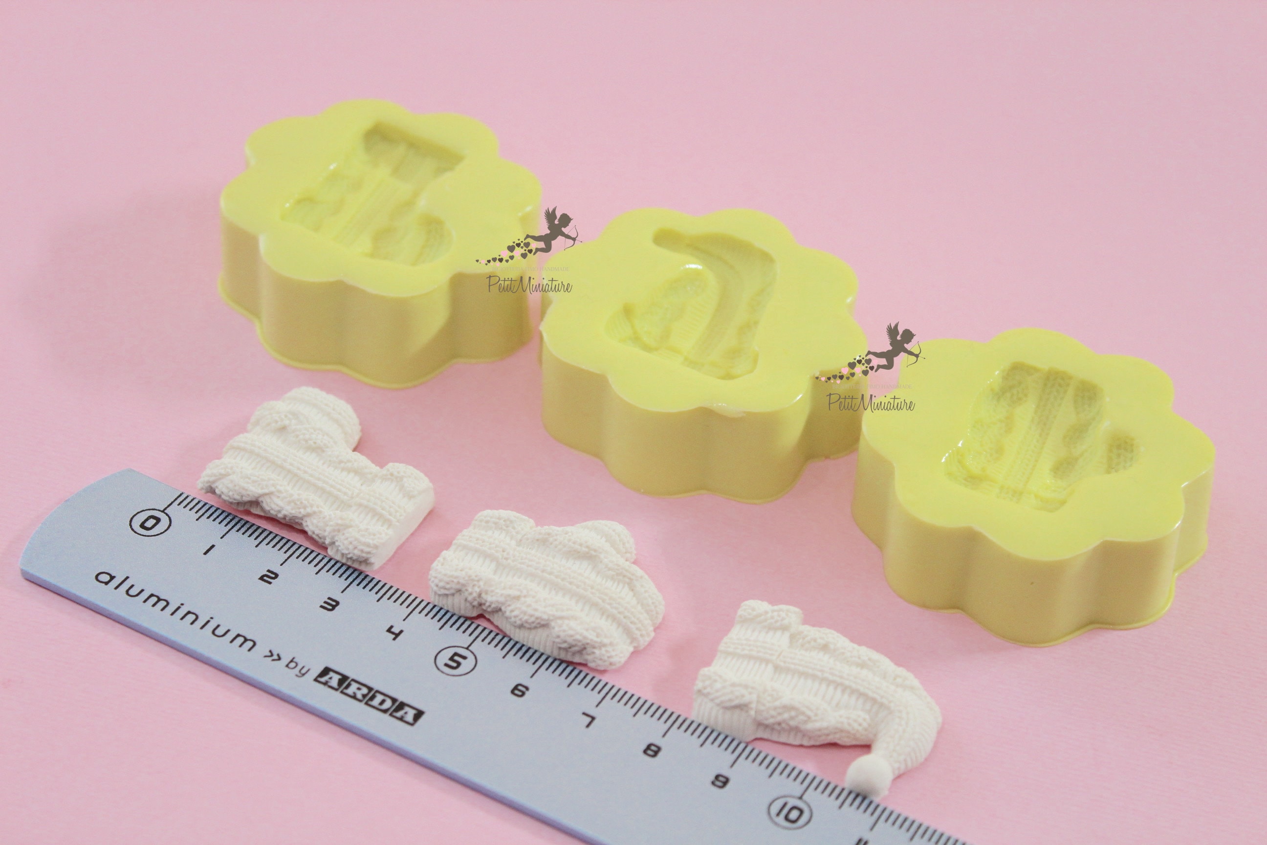 Set 3 Mold Christmas-Polymer Clay Mold-Fimo Mold-Jewelry | Etsy