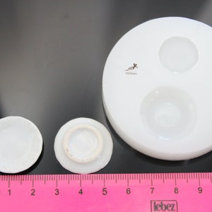 Plate Small Mold Flat Front and Back-mold-dollhouse Miniatures-polymer ...