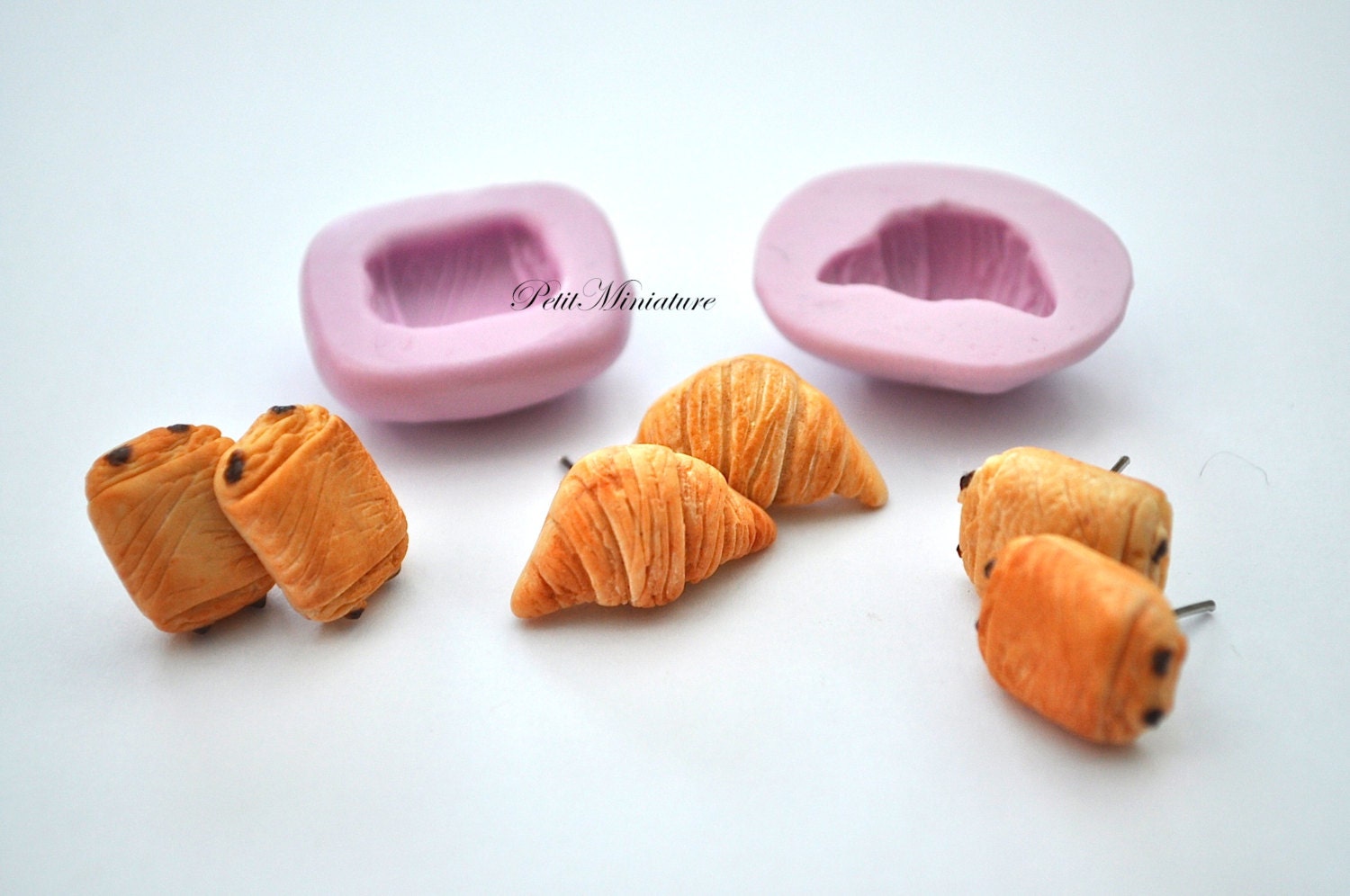BREAD MOLD Fimo ST052 Croissant Bakery Flexible Silicone Mold - Etsy Canada