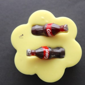 Flexible Mold-mold Silicone 23 Mm Bottle Coca-cola-mold Polymer Clay ...