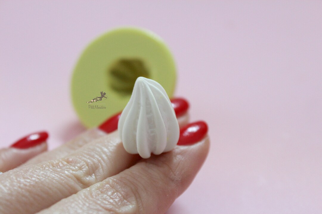 Whipped Cream Mold Polymer Clay-silicone Mold-fimo Mold-resin - Etsy