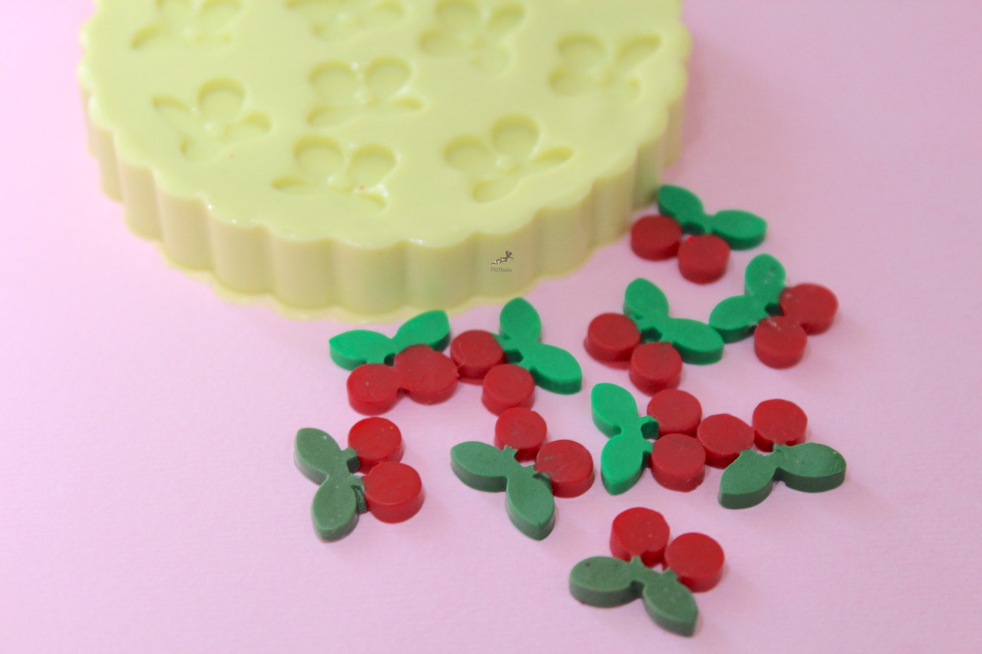 Cherry Mold-Set Mold Fruit-Silicone Mold-Dollhouse | Etsy