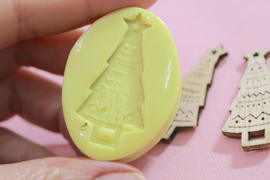 Christmas Tree Mold-fimo-polymer Clay Mold-fimo Mold-jewelry - Etsy