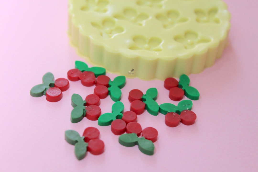 Cherry Mold-set Mold Fruit-silicone Mold-dollhouse - Etsy