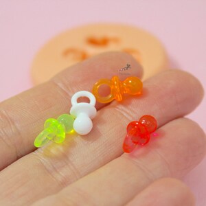 Pacifier Moldsilicone Molddollhouse Miniaturespolymer Clay - Etsy