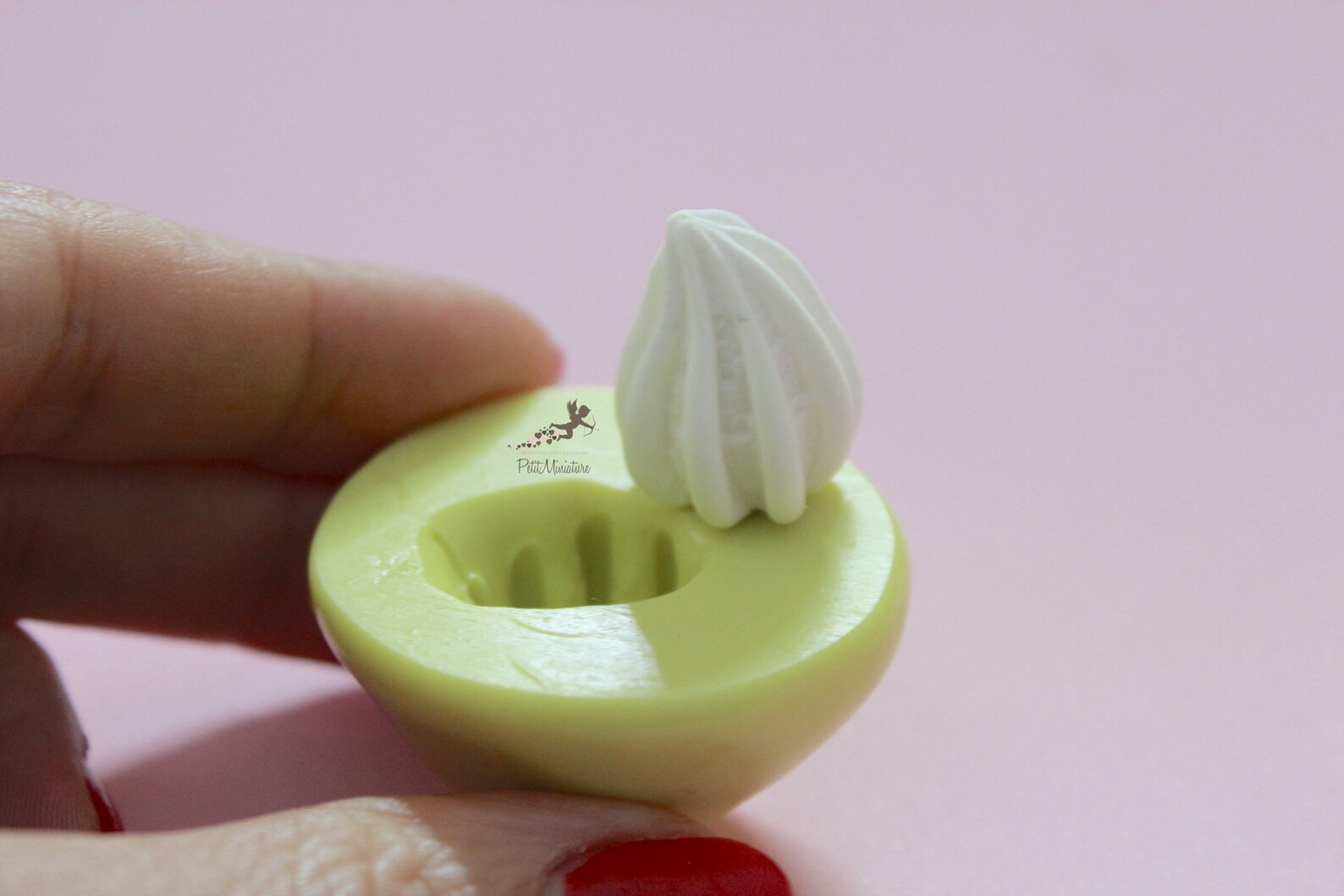 Whipped Cream Mold Polymer Clay-Silicone Mold-Fimo Mold-Resin | Etsy