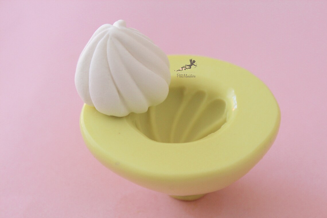 Whipped Cream Mold Polymer Clay-silicone Mold-fimo Mold-resin - Etsy