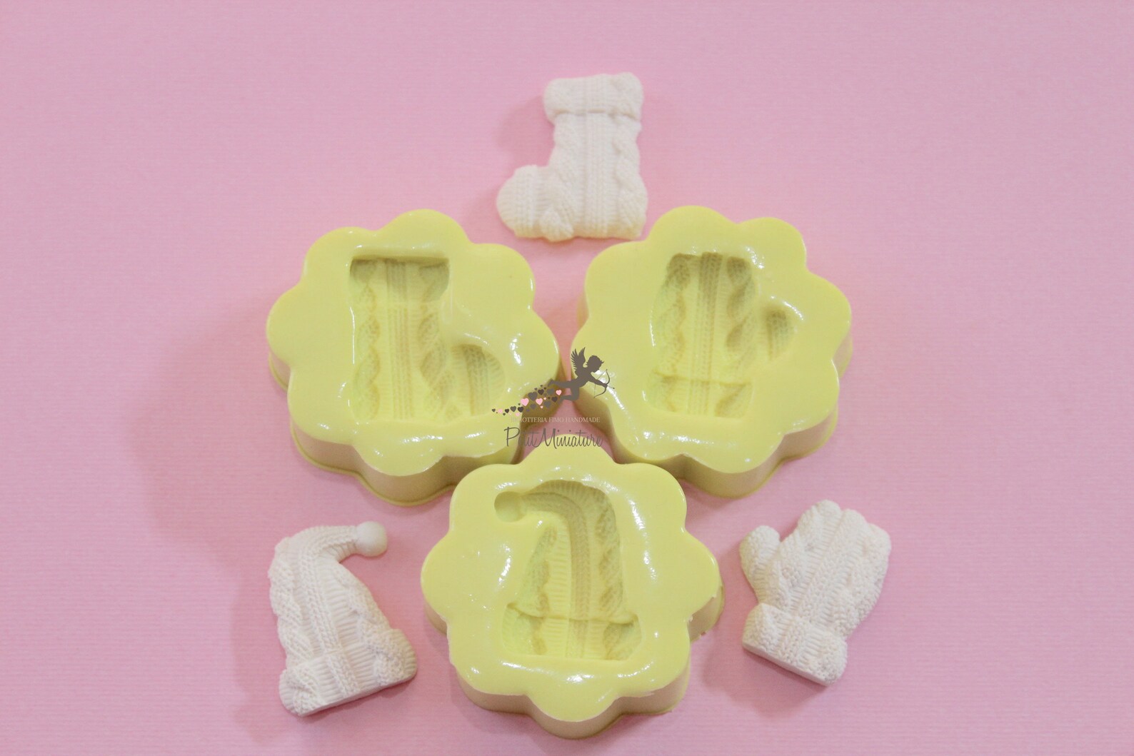 Set 3 Mold Christmas-Polymer Clay Mold-Fimo Mold-Jewelry | Etsy