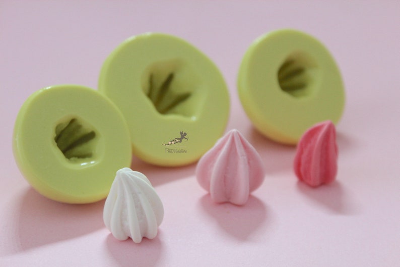 Whipped Cream Mold Polymer Clay-silicone Mold-fimo Mold-resin - Etsy