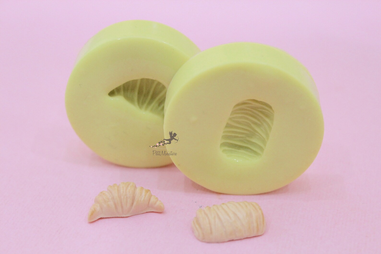 BREAD MOLD fimo ST055 croissant bakery flexible pcs2 silicone | Etsy