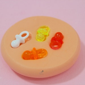 Pacifier Moldsilicone Molddollhouse Miniaturespolymer Clay - Etsy