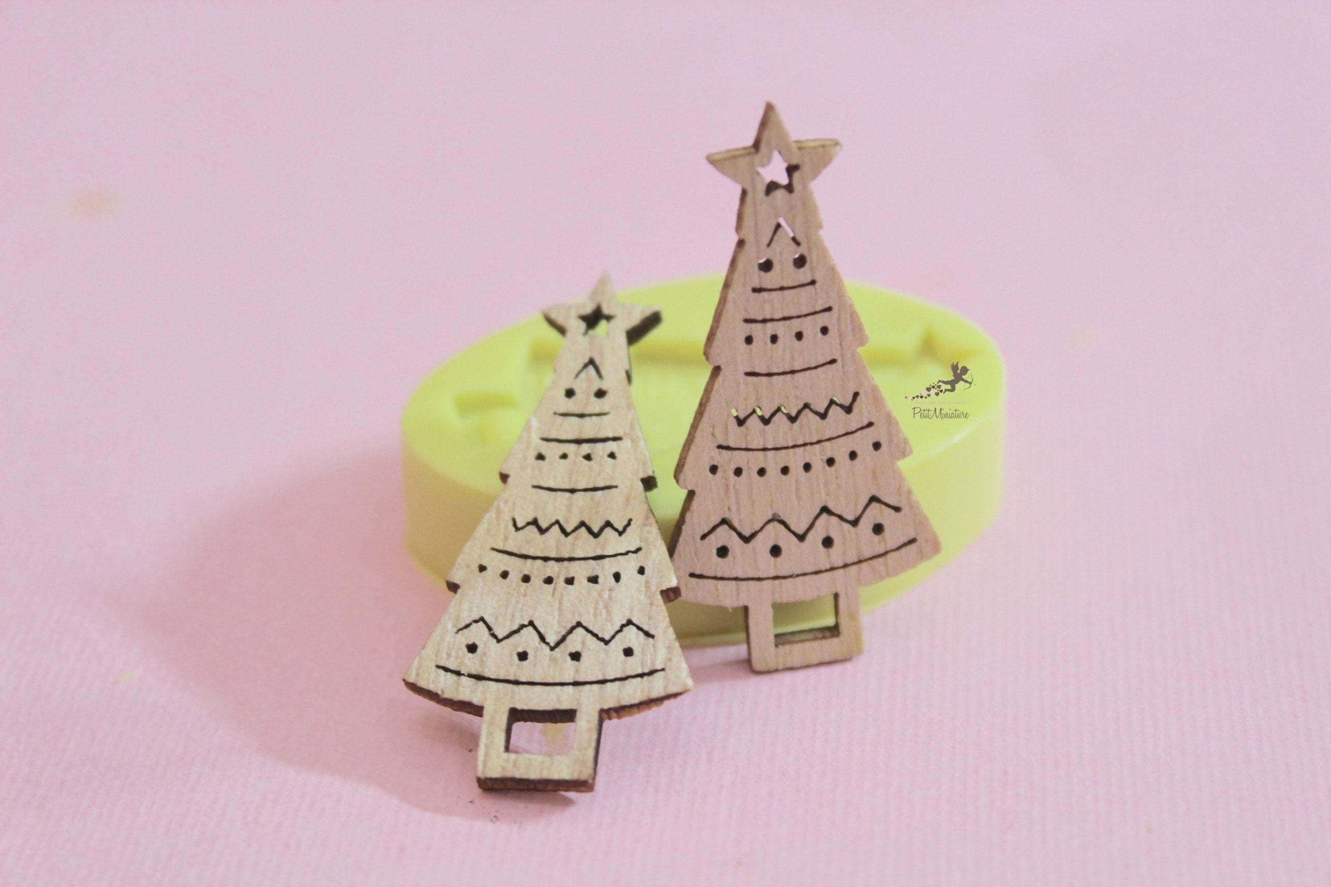 Christmas Tree Mold-Fimo-Polymer Clay Mold-Fimo Mold-Jewelry | Etsy