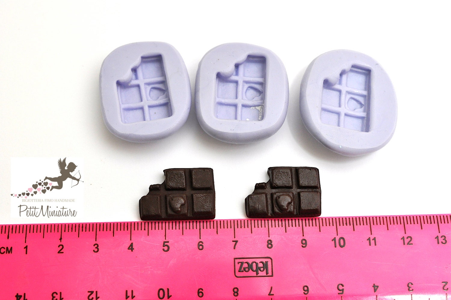 Silicone Mold-Chocolate Bar Mold-Fimo-Dollhouse | Etsy