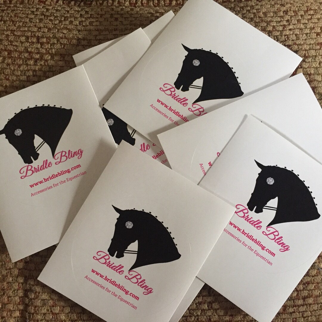 Bridle Bling Signature Logo Sticker. Bridle Bling Decal. Bridle Bling ...