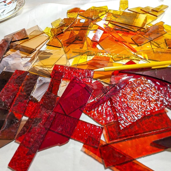 Stained Glass Scrap - Etsy