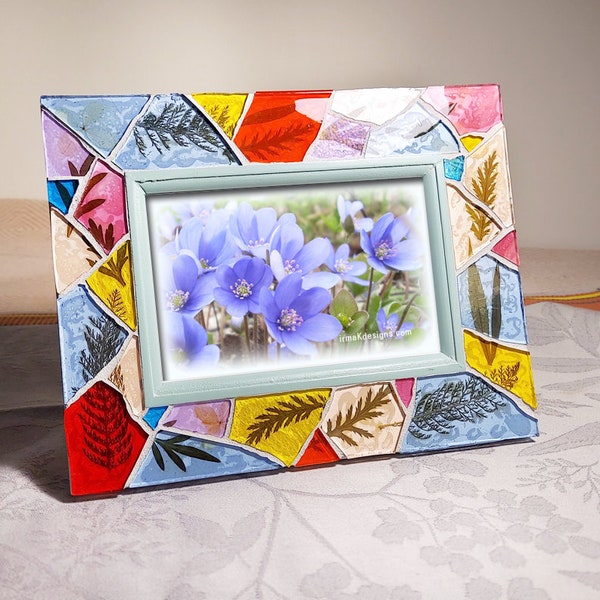 Mosaic Picture Frame - Etsy