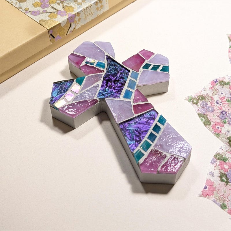 Mosaic Cross - Etsy