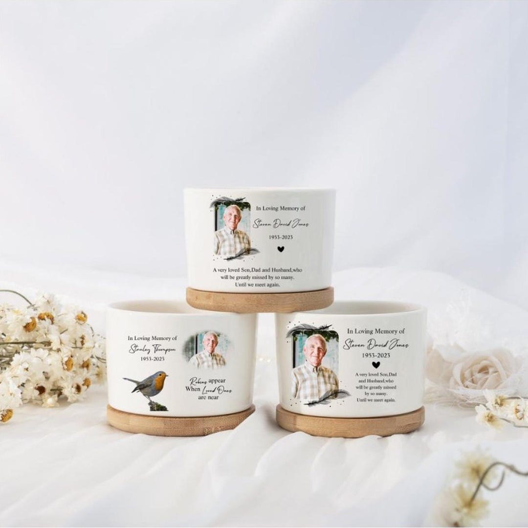 Personalized in Memory Memorial Indoor Plant Pot, Memorial Gift,in ...