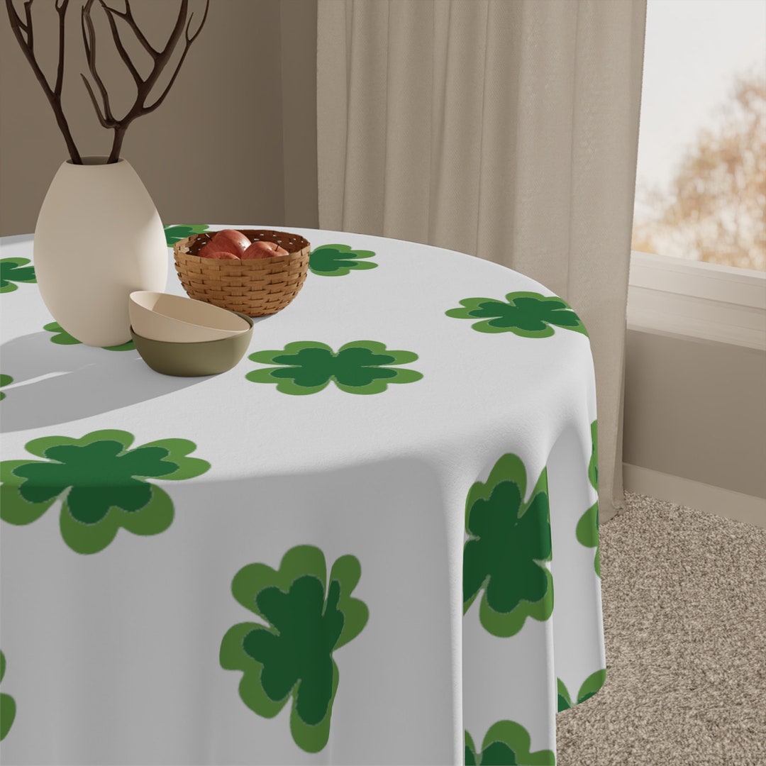 St Patrick's Day Shamrock Garden Patio Square Tablecloth - Etsy