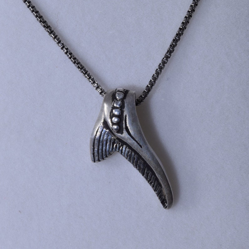 Sturgeon Fish Tail Pendant - Etsy