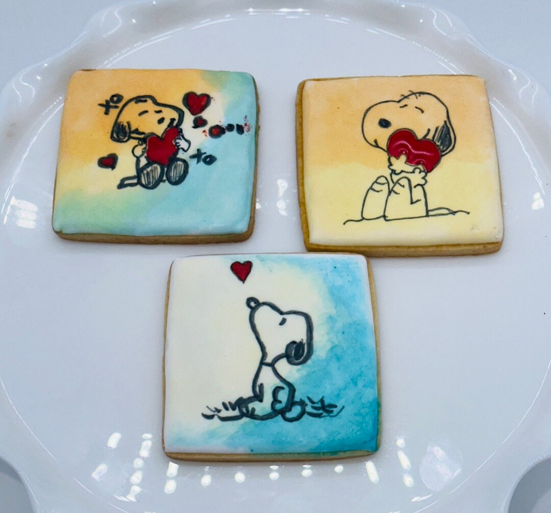 Snoopy Cookies - Etsy