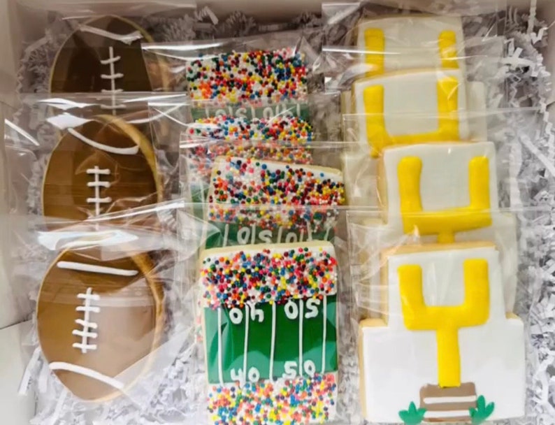 Football Cookies - Etsy