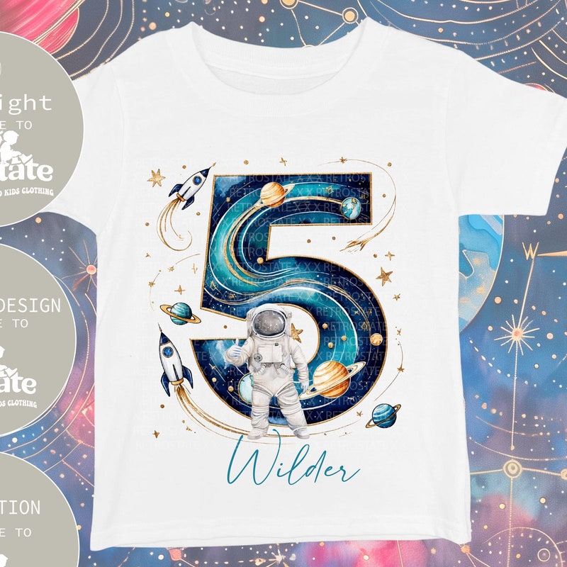 Outer Space Shirt Theme - Etsy UK