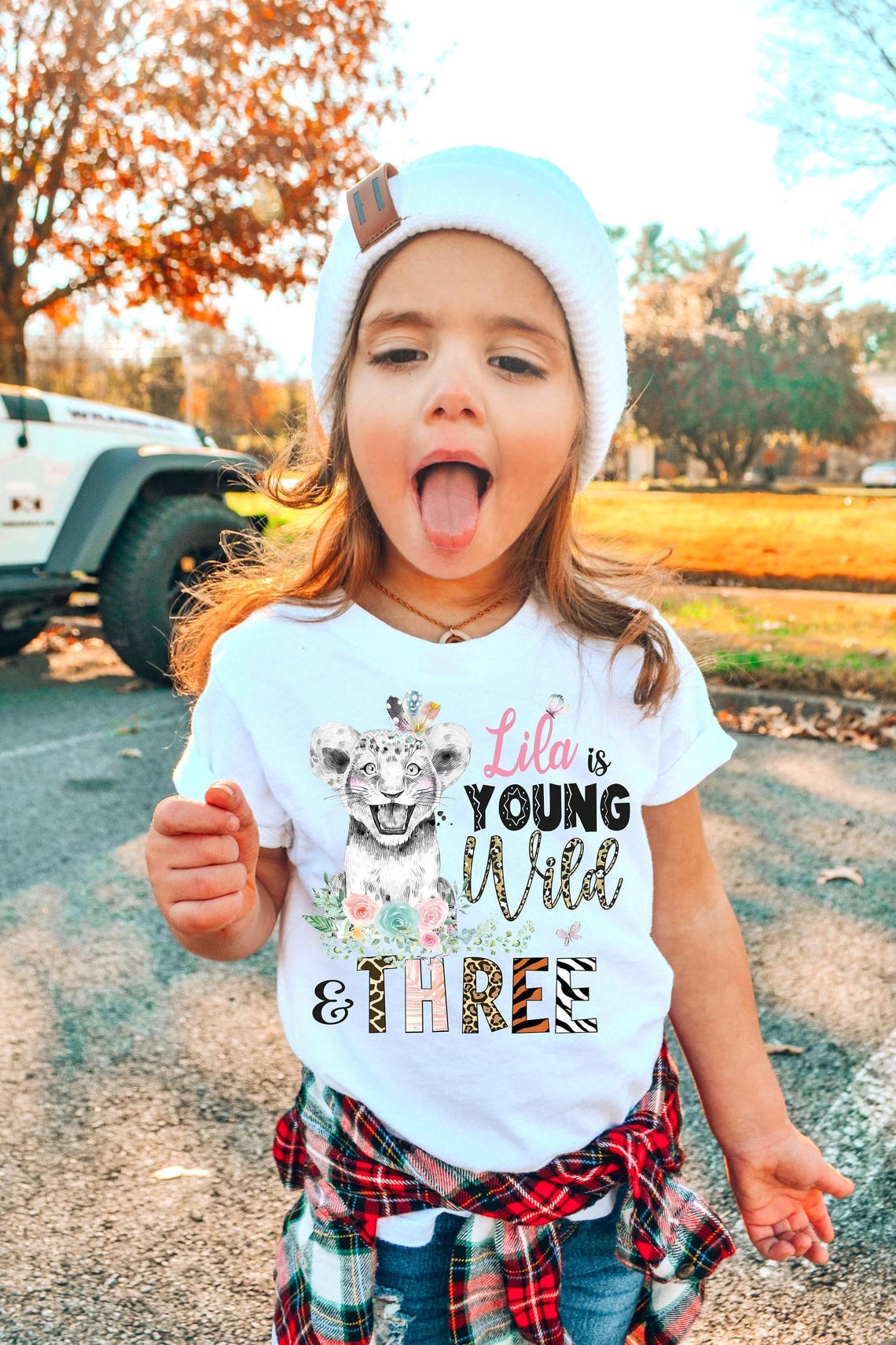 Young Wild and Three Birthday Shirt Safari Birthday Shirt Girls 3rd ...