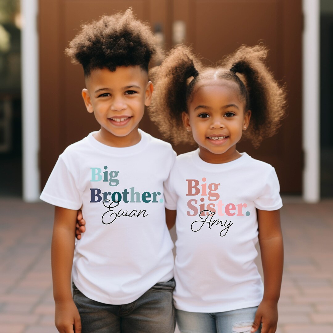 Big Brother Shirt Little Brother Shirts Siblings Kids - Etsy