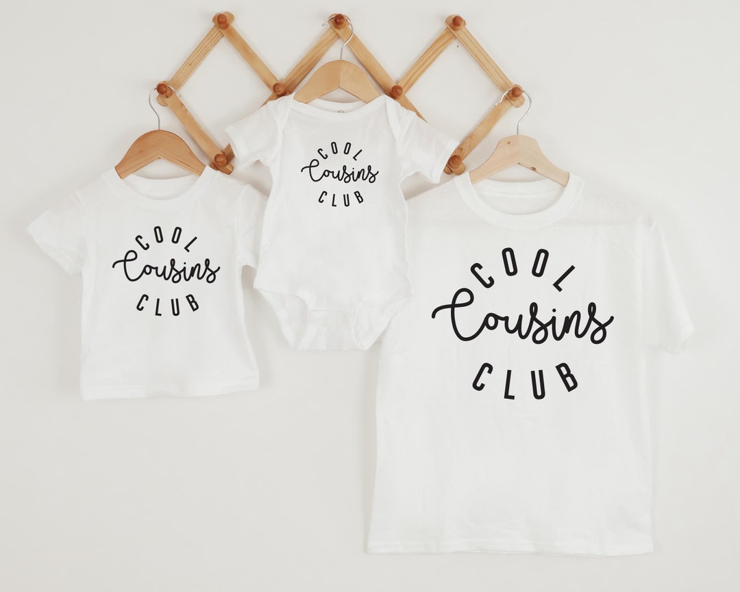 Cool Cousins Club Shirt, Gift for Cousin to Be Pregnancy Announcement T ...