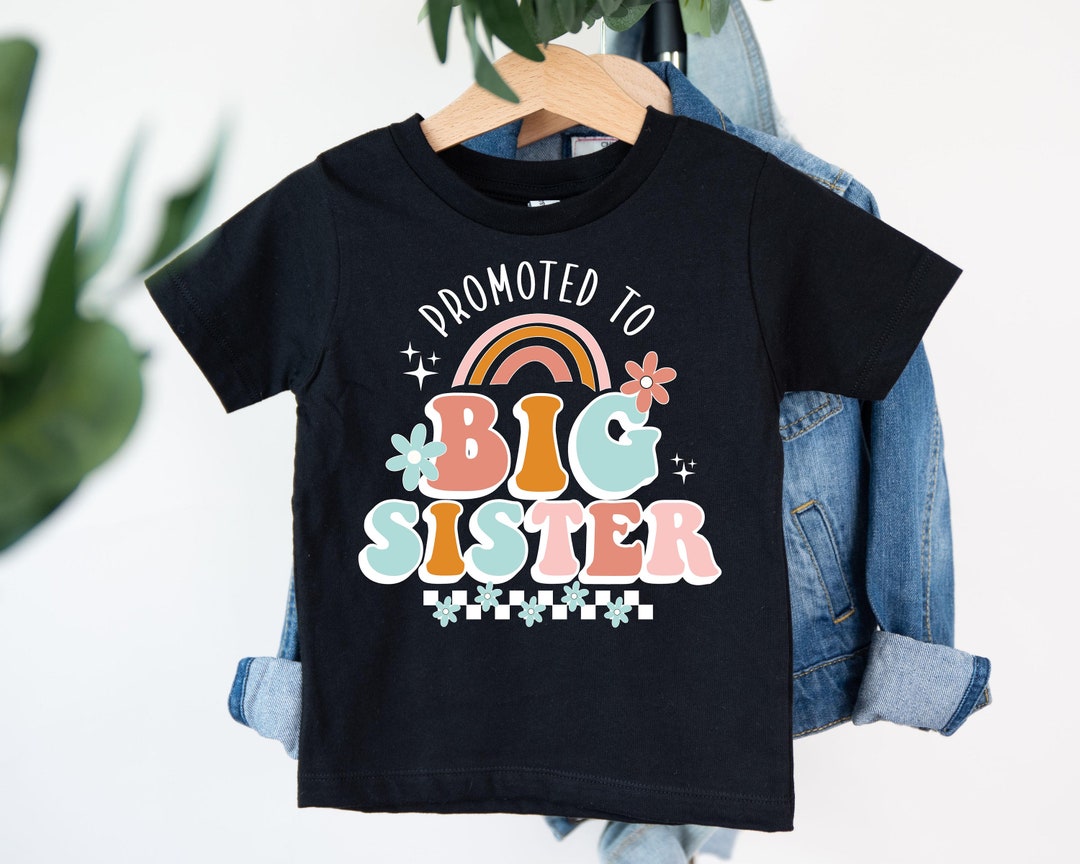 Rainbow Sibling Big Sis Vibes Sis Star Power Retro Sister - Etsy UK
