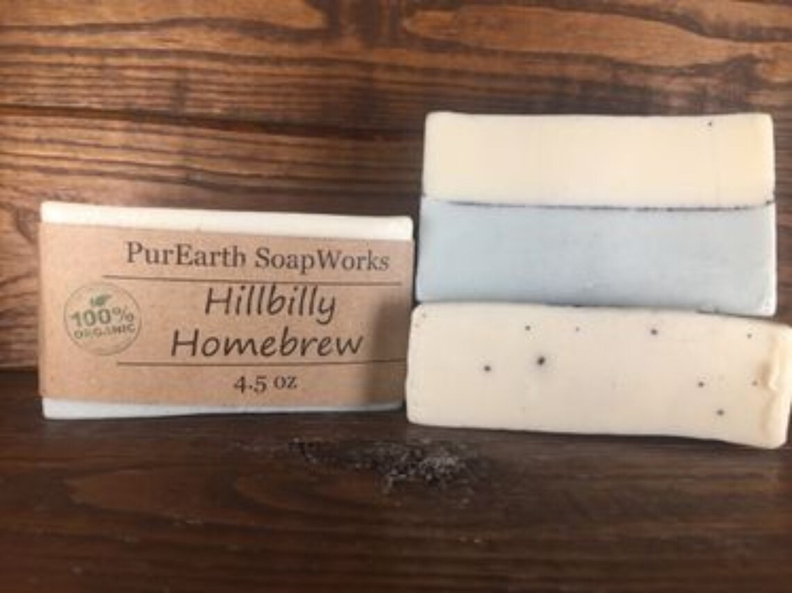 Hillbilly Homebrew Goats Milk Soap 100% ORGANIC 4.5 Oz Bar | Etsy