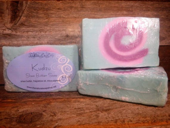 Kudzu handmade soap Beautiful Design Great Moisturizing 4.5oz | Etsy